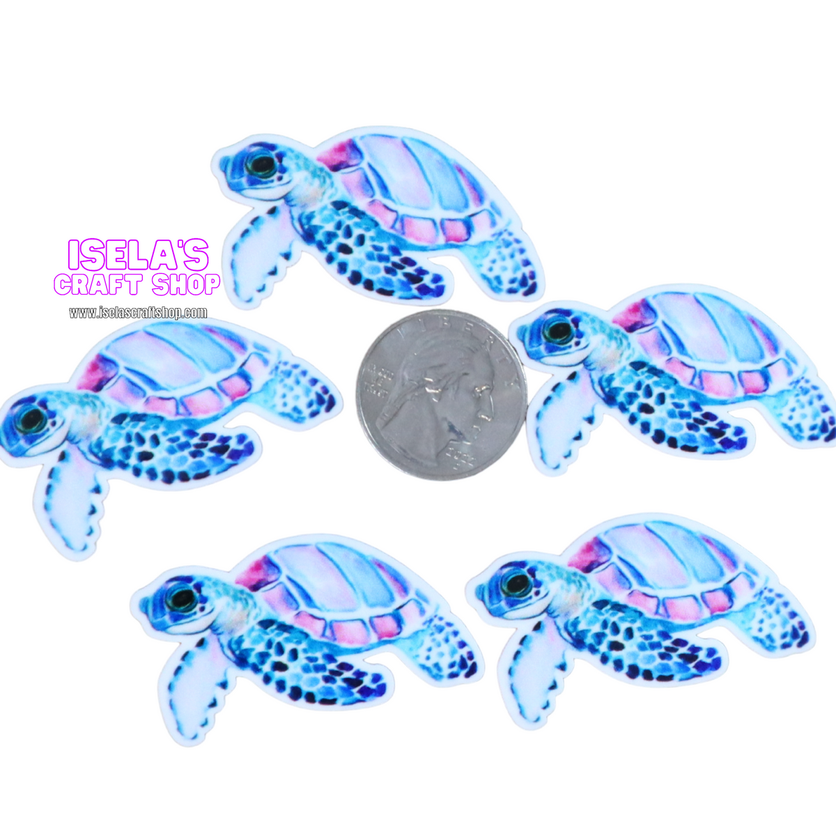 1pc - High Quality Turtle Resin Planar P799 – Iselas Craft Shop