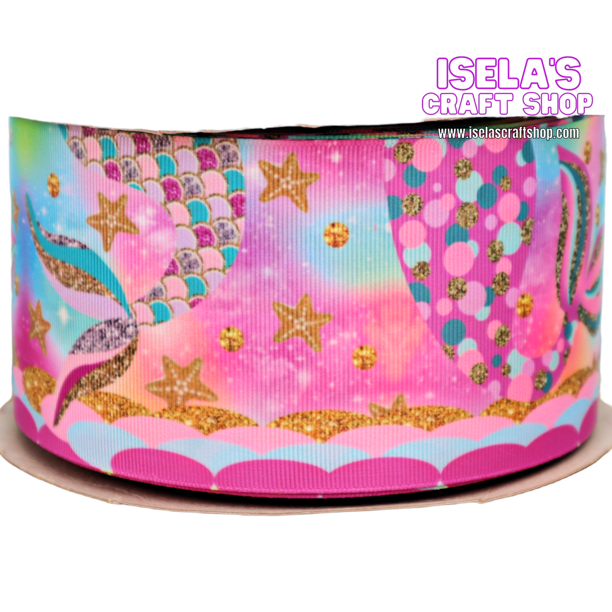 Mermaid Tail Ribbon 3"Inch – Iselas Craft Shop