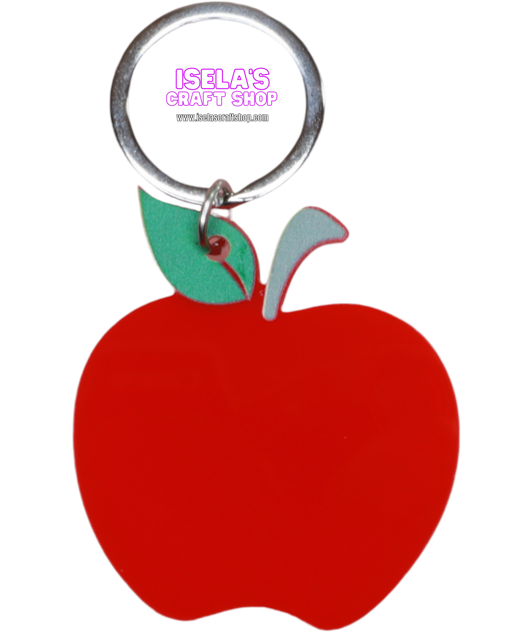 Apple Acrylic Keychain Blank – Iselas Craft Shop