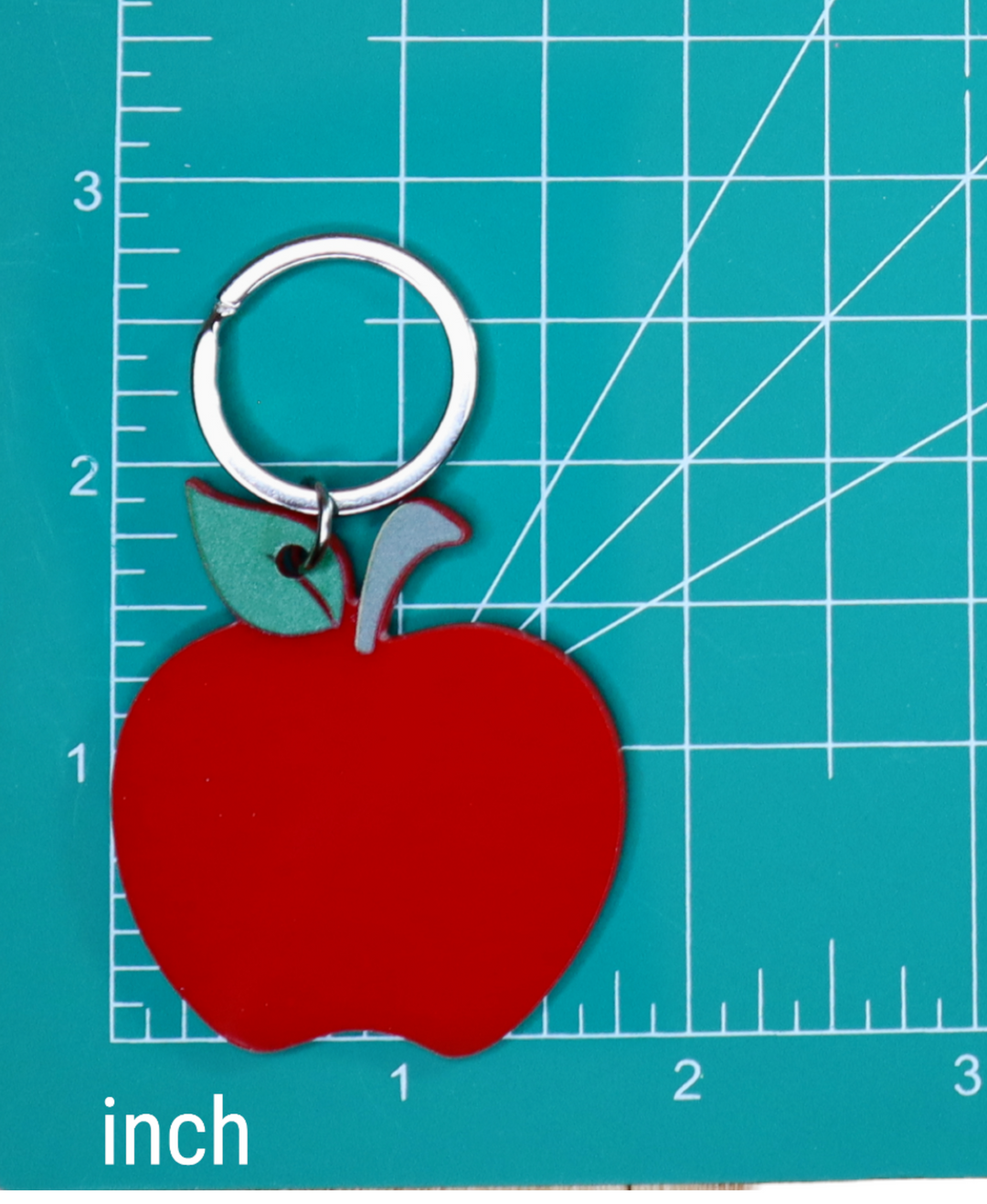 Apple Acrylic Keychain Blank – Iselas Craft Shop