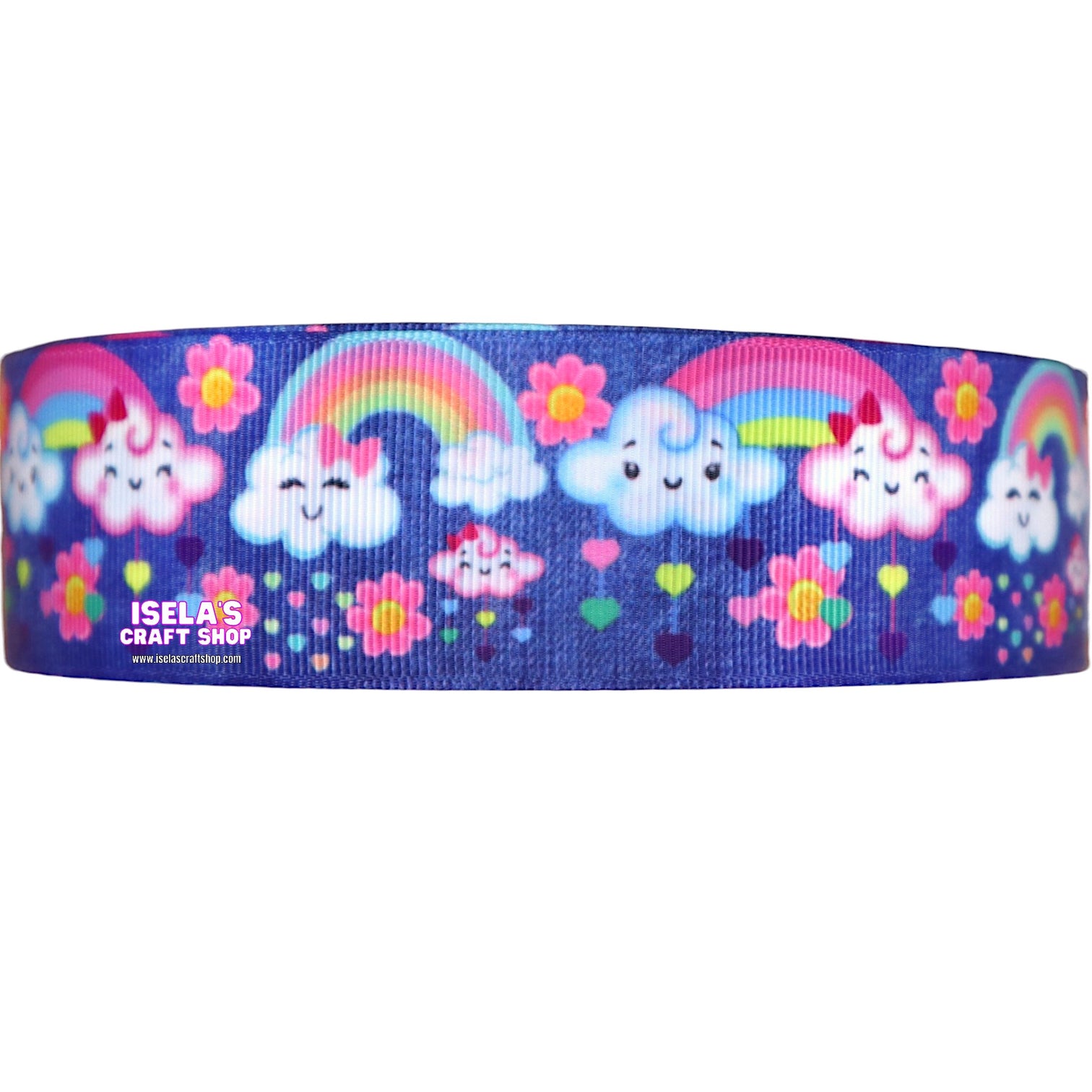 Rainbow Cloud ribbon – Iselas Craft Shop
