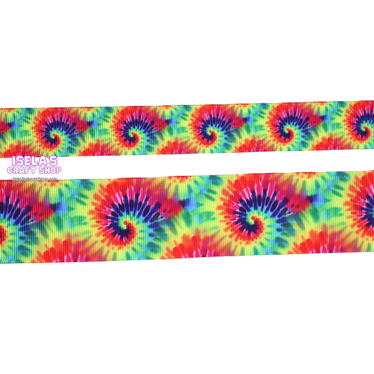 Tie Dye ribbon Ribbon – Iselas Craft Shop