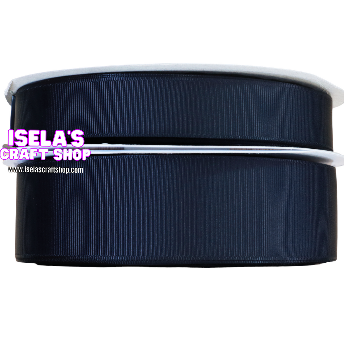Solid Black Ribbon Size 7/8" or 1.5" – Iselas Craft Shop