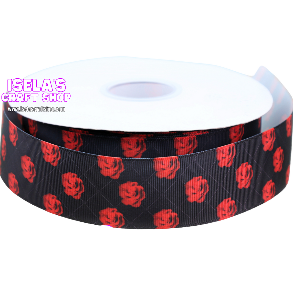 Rose Ribbon 1.5" 38mm – Iselas Craft Shop